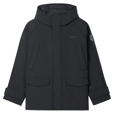 李维斯情侣同款连帽羽绒服