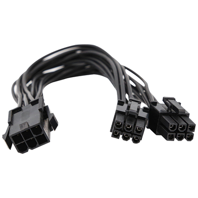 电脑CPU显卡1分二8P6p电源转接线