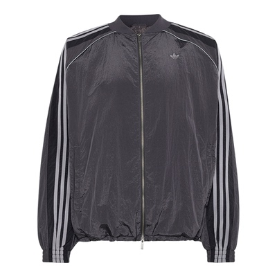 Adidas/阿迪达斯正品三叶草男士运动通勤休闲宽松拉链外套KX4831