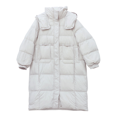 it'real瑞尔25年冬季新款简约休闲保暖长款气质羽绒服女