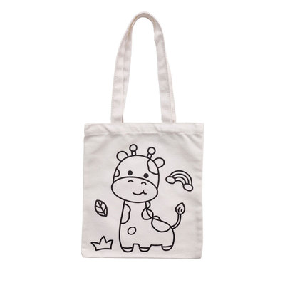 儿童涂鸦DIY帆布袋手提袋小礼物