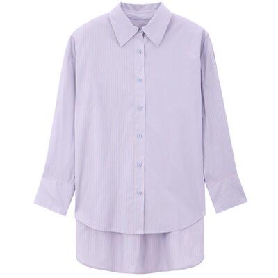 MindBridge长袖条纹衬衫