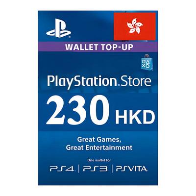 PlayStation230HKD港服充值卡