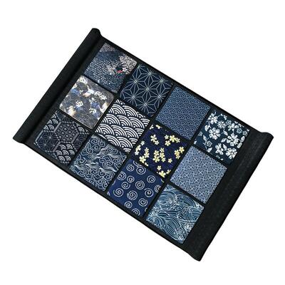 青花棉麻养壶防磕茶席布艺杯垫