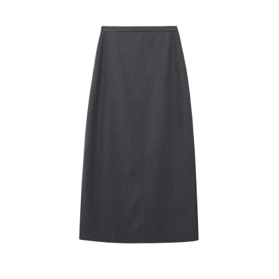 PREPREWORKS后开衩直筒半身裙