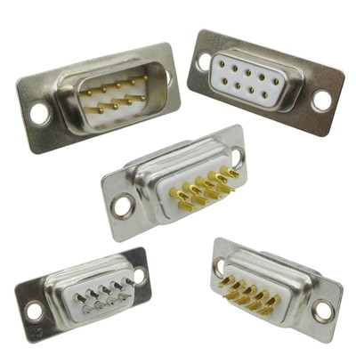 白胶DB9焊线式公母镀锡镀金车针