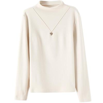 OSA德绒半高领打底衫t恤