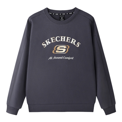 Skechers斯凯奇新款春季男女同款休闲套头卫衣L125U077/026R