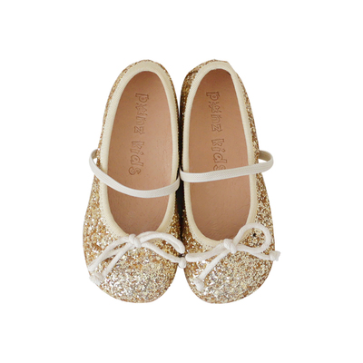 亮片水晶软底皮鞋女童春秋公主鞋