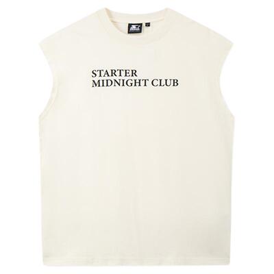 STARTER无袖背心夏季新款美式复古宽松潮流运动简约百搭显瘦上衣