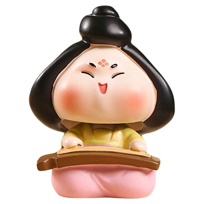 西安文创纪念品唐朝仕女摇头摆件