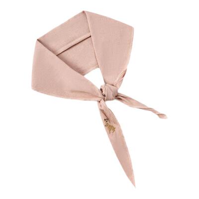 尼多熊女童三角巾儿童发带棉麻