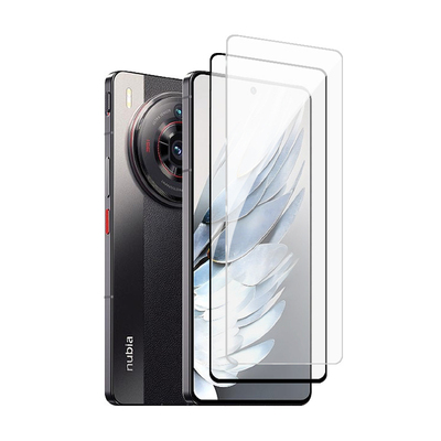 适用努比亚Z50SPRO钢化膜电镀透明无边保护膜电镀手机膜Nubia Z40SPRO高铝二强高清丝印无白边钢化玻璃贴膜