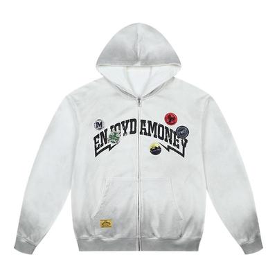 MEDM25SS狩猎主题水洗拉链卫衣