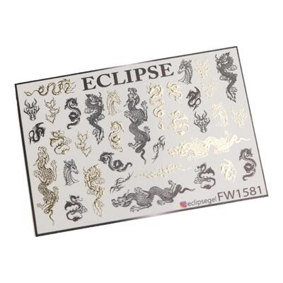 ECLIPSE俄罗斯美甲贴纸烫金烫银