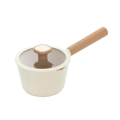 amercook陶瓷钛无氟涂层不粘奶锅可煎煮宝宝专用辅食锅牛奶泡面锅