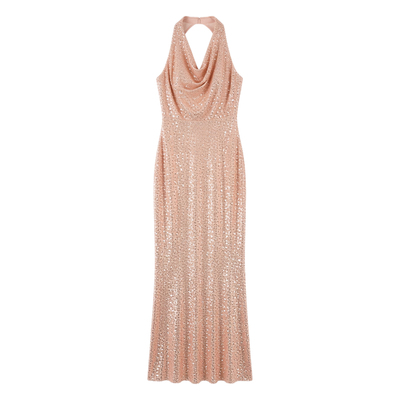 现货秒发！生日战袍亮片礼服长裙