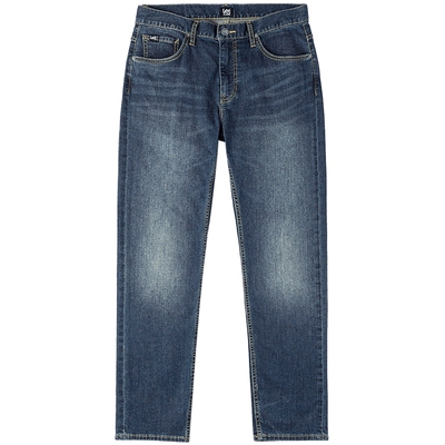 【张凌赫代言】Lee26春夏新品轻薄731舒适锥形牛仔裤深蓝男潮流