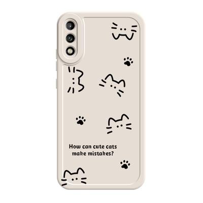 适用华为畅享10硅胶手机壳FLA-AL10防摔10s想畅全包HUAWEI畅想十线条猫咪honor简约软壳10e畅享10plus保护套