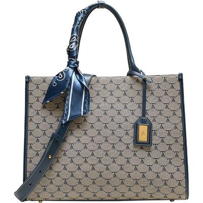 TATA他她老花包包冬新款商场同款通勤女气质简约托特包X3504CX5