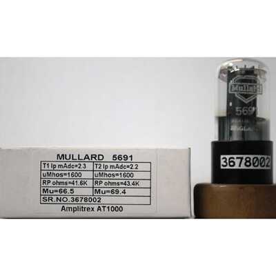 议价5691 Mullard 英格兰制造 Amplitrex AT1000 已测试 1 件