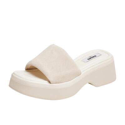 思加图雪芙拖休闲拖厚底增高凉鞋