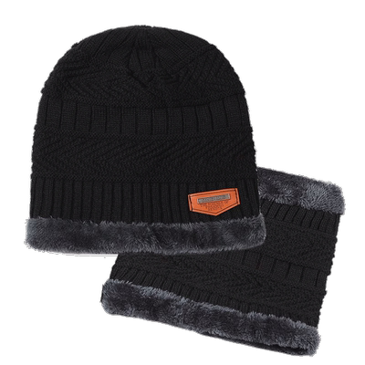 冬季加绒防寒保暖骑车毛线帽