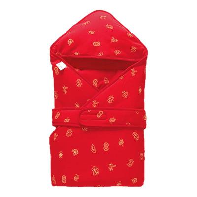 馨贝比新生婴儿夹棉抱被秋冬加厚