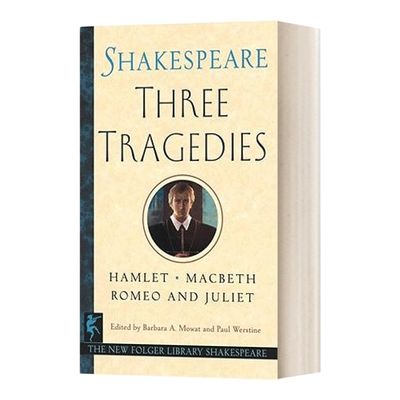 英文原版 Three Tragedies 莎士比亚图书馆系列 英文版 进口英语原版书籍