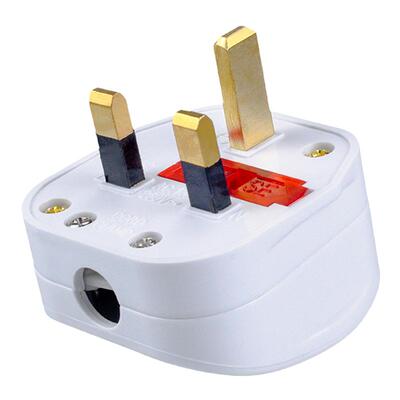 英标13A方脚插头不带线