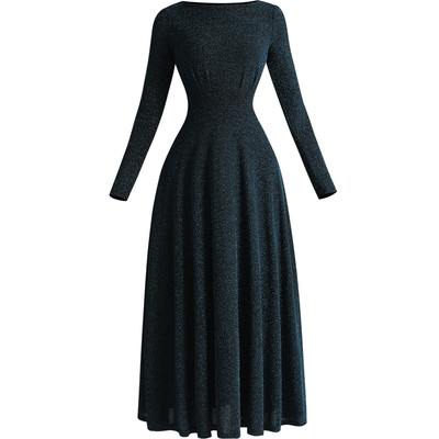 芭知彩亮丝年会星光名媛风连衣裙