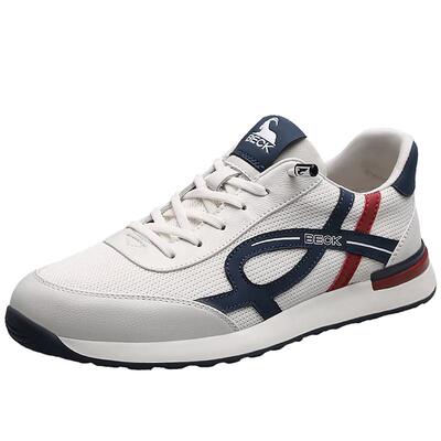 BECK公羊男鞋2026春季新款鞋子复古运动休闲鞋男士百搭轻便阿甘鞋