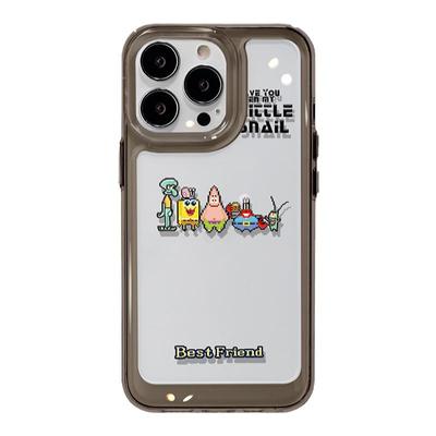 MASFEIL × 海底家族适用苹果13手机壳太空壳12透明iPhone11Promax保护套max网红11全包防摔硅胶ip13Pro女款