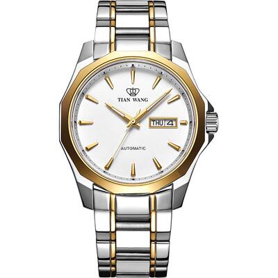 天王正品防水机械表商务男表