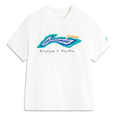 李宁儿童短袖T恤纯棉宽松26夏季