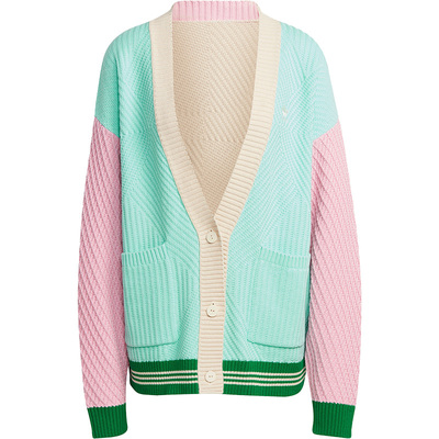 阿迪达斯三叶草正品女子开衫毛衣