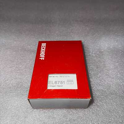 倍福EL6751CANopenMaster模块原装正品