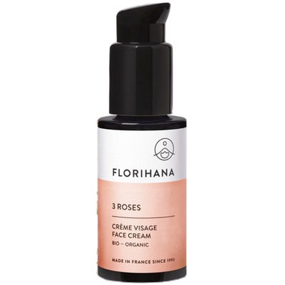 Florihana法国F家三玫瑰面霜补水保湿锁水轻薄润肤乳液状