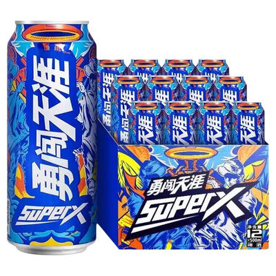 雪花勇闯经典superx500ml*12罐