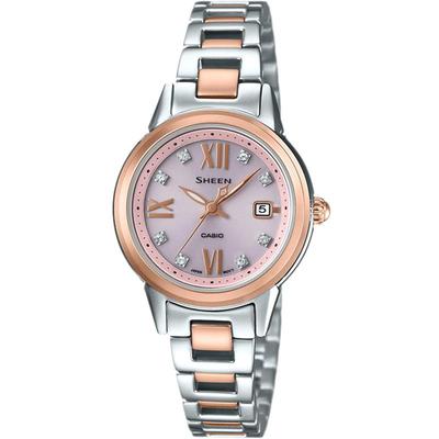 卡西欧手表太阳能简约石英小众