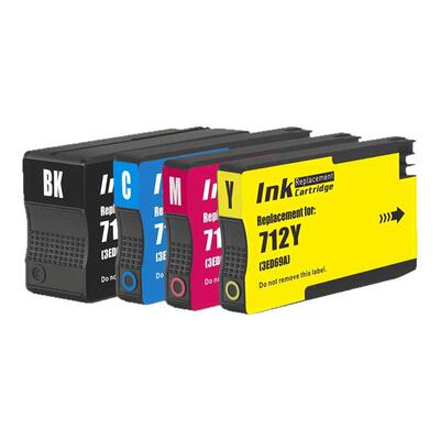 适用惠普HP 712XL打印机墨盒T210 T230 T250 T630 T650绘图仪