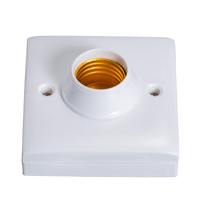 明装86灯座螺口E27底座吸顶式