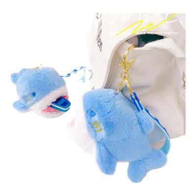 咬手指小鲨鱼创意挂件包包挂饰