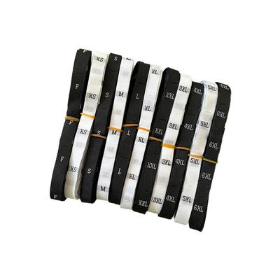 现货服装织唛尺码数字身高标