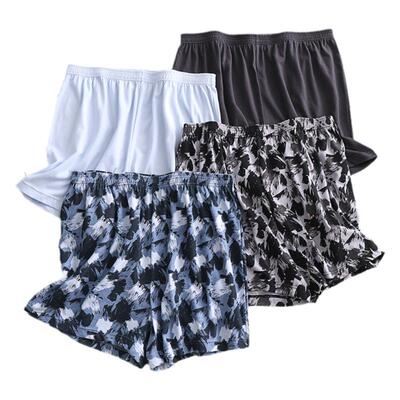 AB男士平角内裤高腰抗菌纯棉
