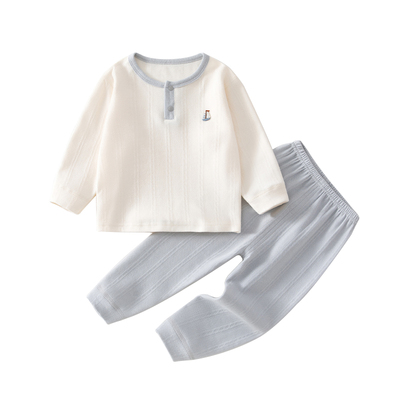 温巢婴儿衣服春季纯棉分体套装