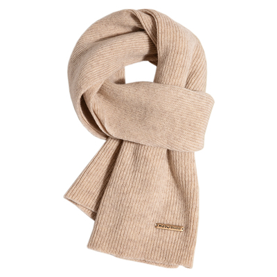 韩版2025新款纯羊毛围巾女款冬季加厚保暖质感学生纯色系氛围围脖