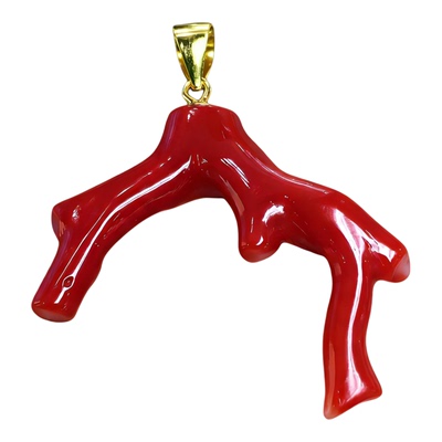 ENIMOL日本阿卡珊瑚原枝吊坠