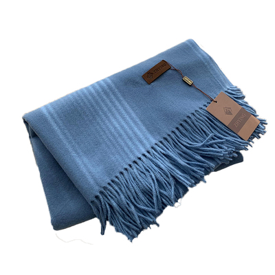 高定~纯色仿羊绒围巾女冬季百搭