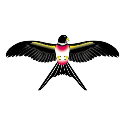 风筝儿童微风易飞2026新款儿童手持钓鱼竿男女孩专用宝宝卡通燕子